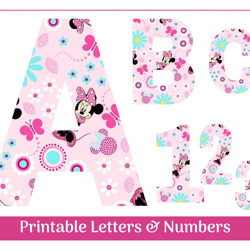 Minnie Mouse Banner - Etsy