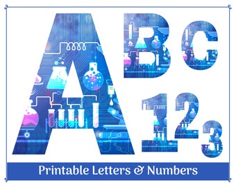 Chemistry Bulletin Board Letters - Etsy