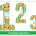 Cookies and Milk Alphabet Clip Art Letters A-Z, Numbers 0-9 Cookie Fund ...
