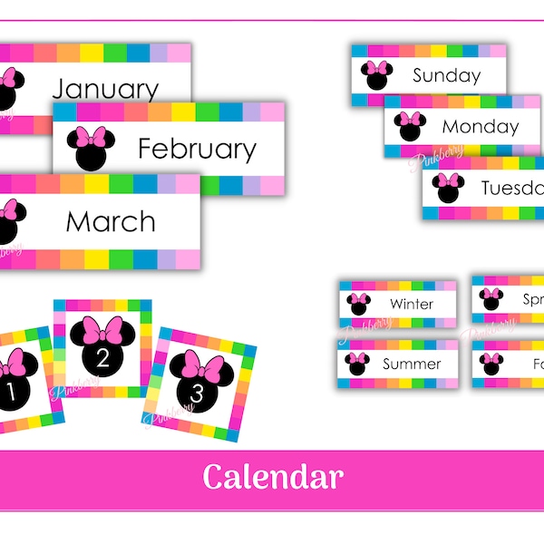 Classroom Calendar Printable - Etsy