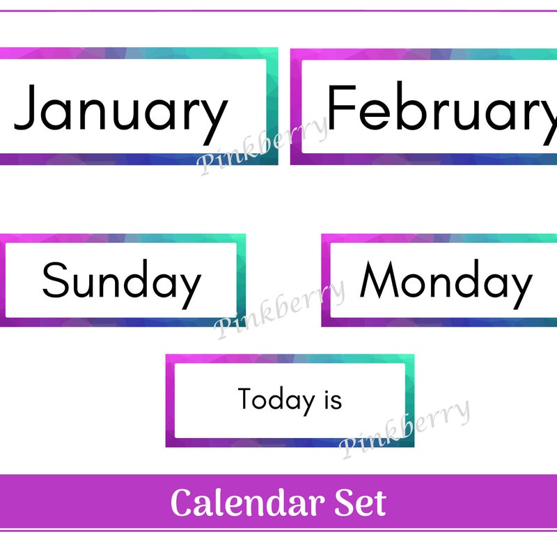 Teal Days of Week - Etsy