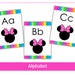 Rainbow Minnie Alphabet Cards Classroom Alphabet Rainbow Classroom ...