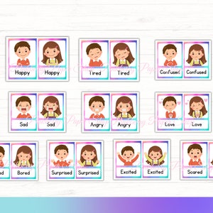 Emotional Support Cards | Set of 10 Feelings, Emotions, Self-regulating ...