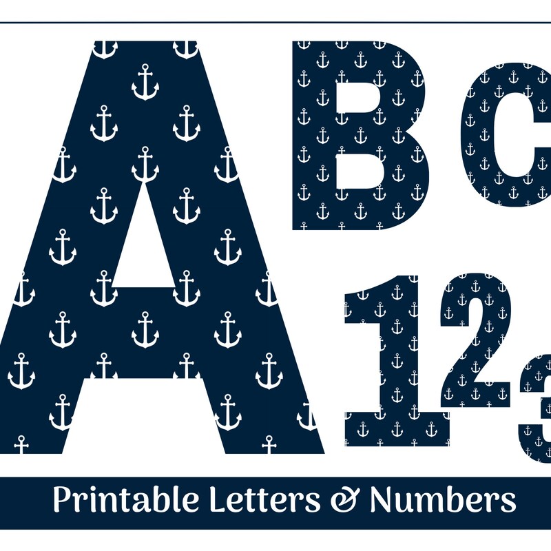 Nautical Alphabet - Etsy
