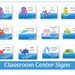 Sea Life Themed Numbers 1-31 Turtle Classroom Calendar Number Set ...