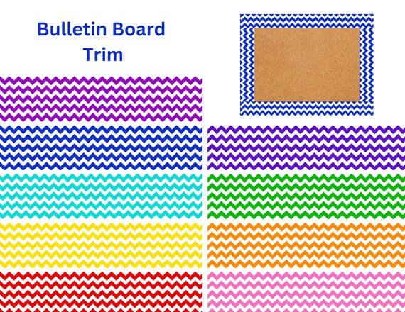 Colorful Chevron Border