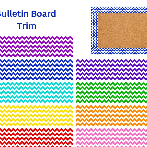 Chevron Border - Etsy