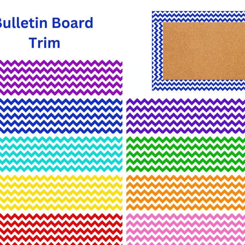 Chevron Borders - Etsy