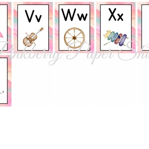 Watercolor Alphabet Cards | Classroom Alphabet | Classroom Decorations ...