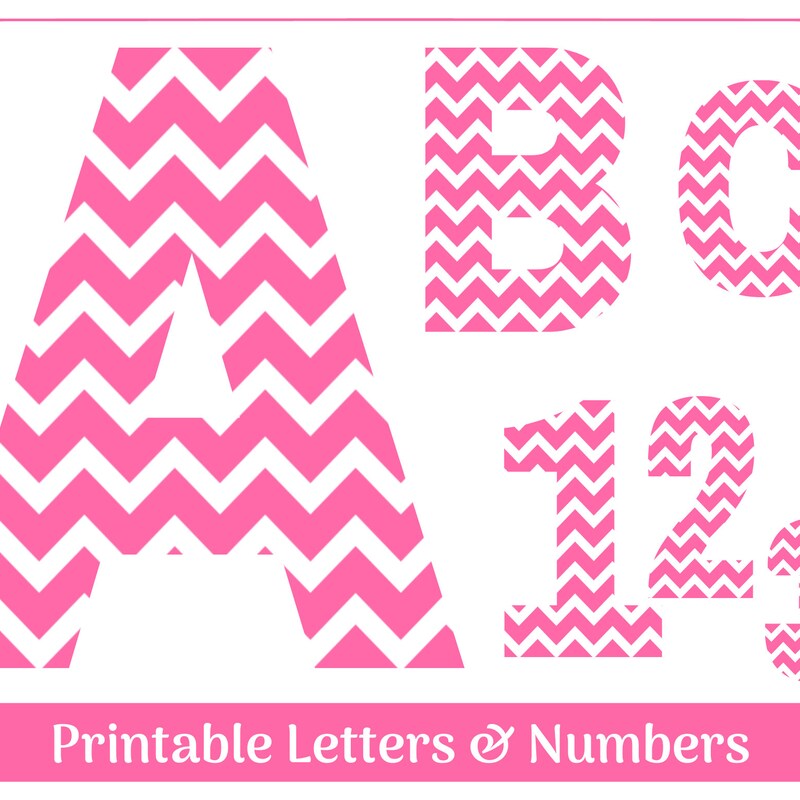 Pink Chevron - Etsy