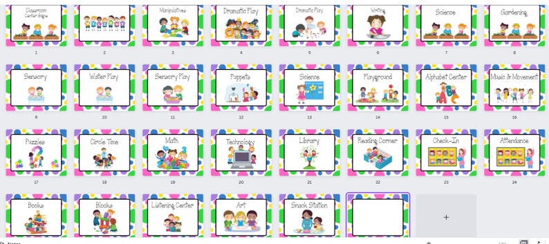Polka Dot Classroom Center Signs Preschool Centers - Etsy