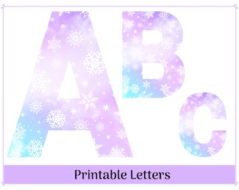 Princess Alphabet Clip Art Letters A-Z and Numbers 0-9 Printable & Resizable Letters Banner ...