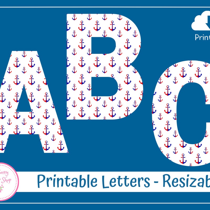 Printable Anchor - Etsy