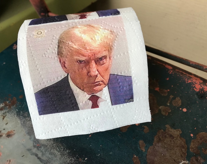 Trump Mugshot, Trump Toilet Paper - Etsy