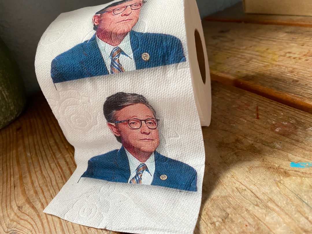 Mike Johnson Toilet Paper, Speaker of the House - Etsy