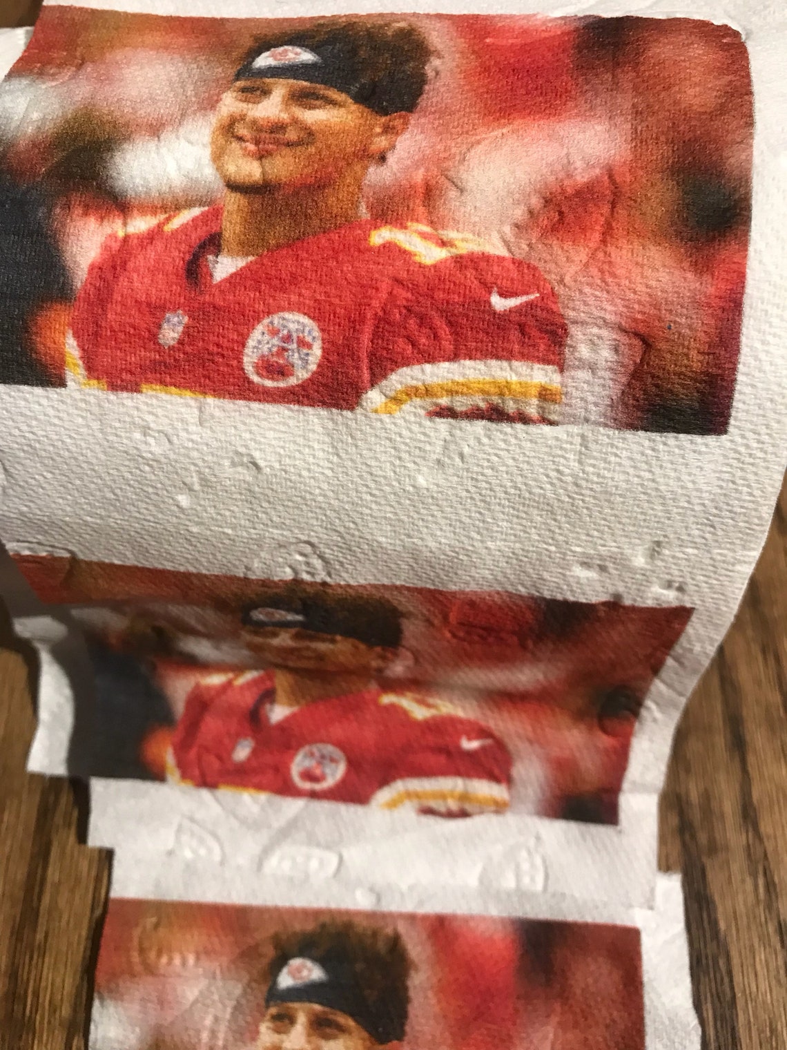 Patrick Mahomes Toilet Paper Kansas City Chiefs Toilet Paper | Etsy