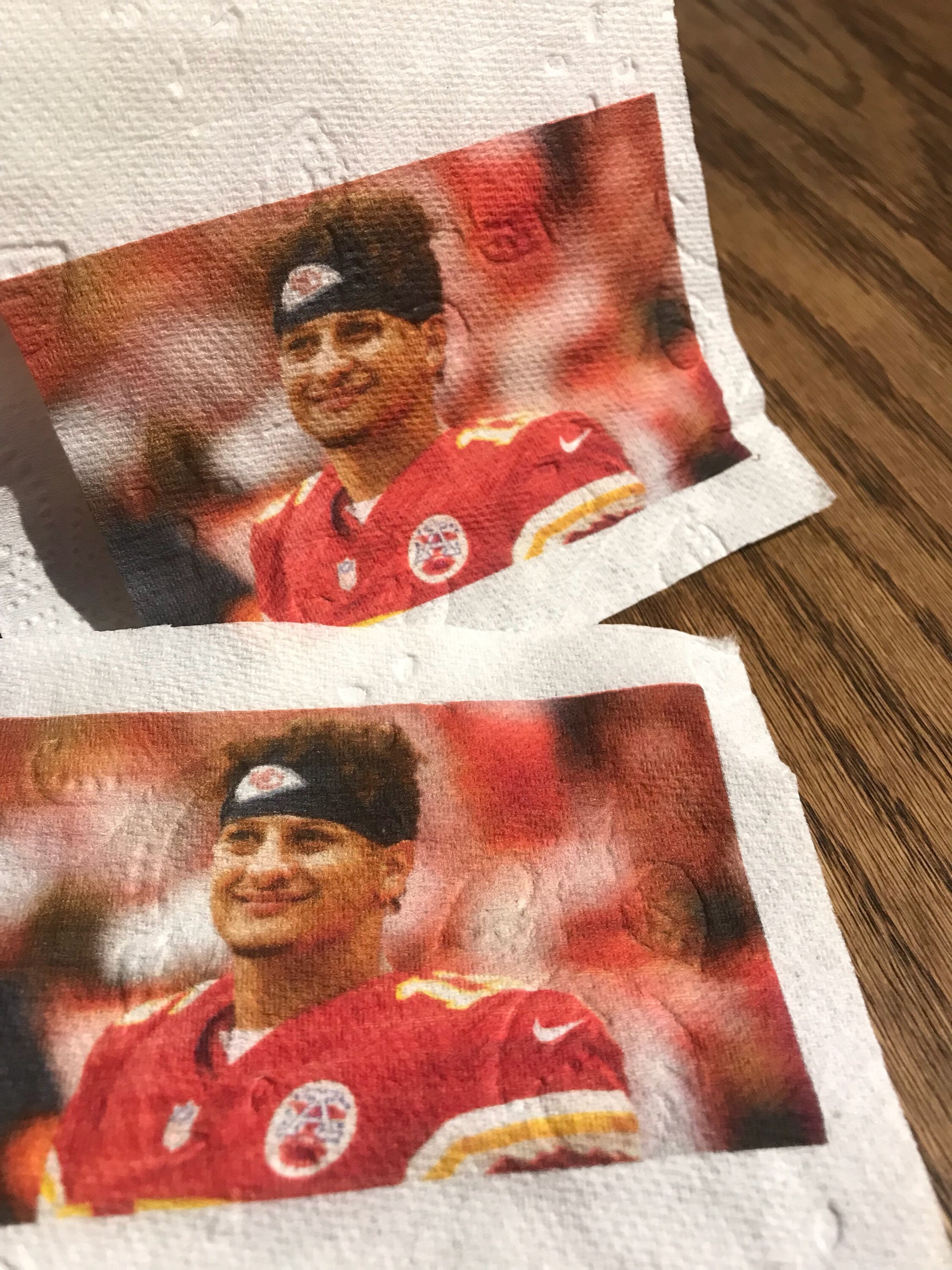 Patrick Mahomes Toilet Paper Kansas City Chiefs Toilet Paper - Etsy Israel