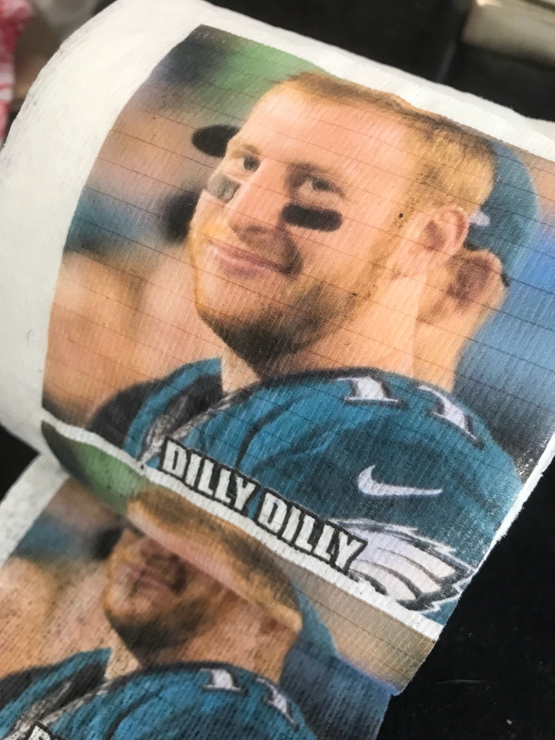 Carson Wentz Toilet Paper, Eagles Toilet Paper, NFL, Gag Gift - Etsy