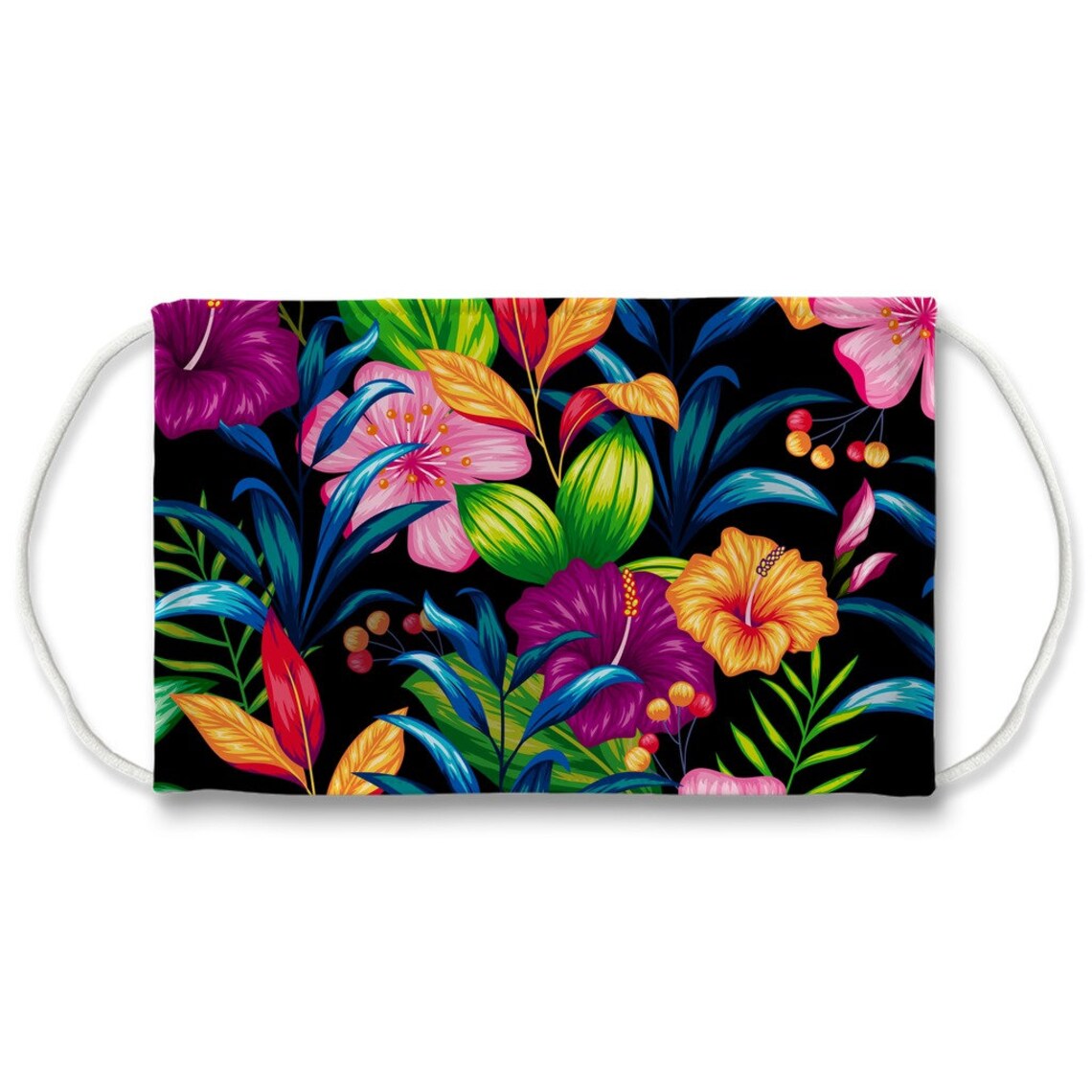 Cute Mask for Women Modern Floral Flowers Face Mask Hibiscus - Etsy