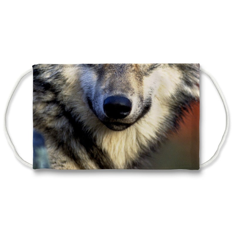 Wolf Mask Wolf Face Mask With Nose Wire Carbon Filter & - Etsy
