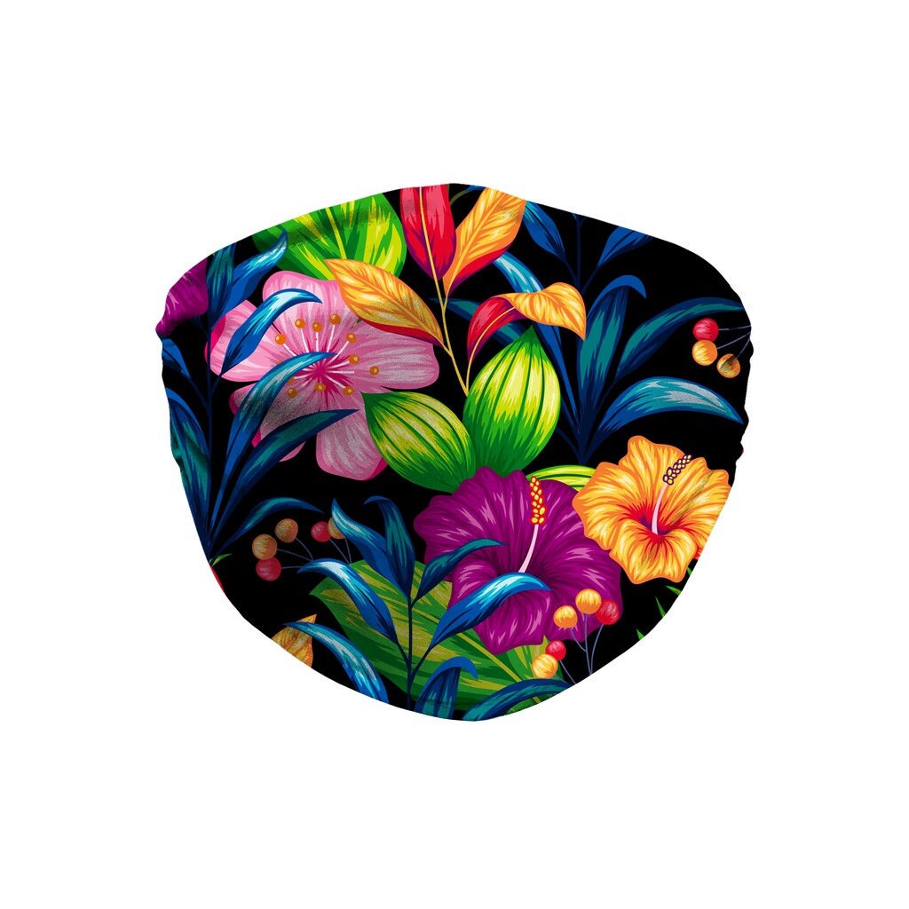 Cute Mask for Women Modern Floral Flowers Face Mask Hibiscus | Etsy