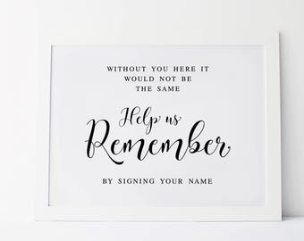 Please Remember Sign - Etsy