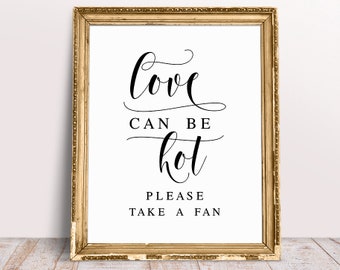 Wedding Fan Sign | Etsy