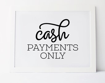Cash Payment Preferred - Etsy