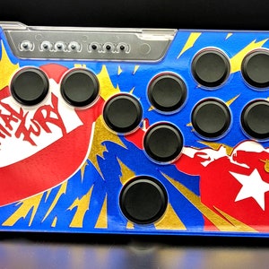 Terry Bogard Fatal Fury Snackbox Micro Layered Stencil Cut Custom Art ...