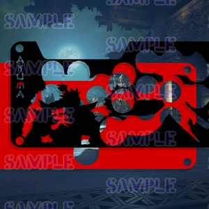Akuma Street Fighter Snackbox Micro Layered Stencil Cut Custom Art - Etsy