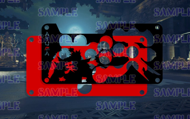 Akuma Street Fighter Snackbox Micro Layered Stencil Cut Custom Art - Etsy