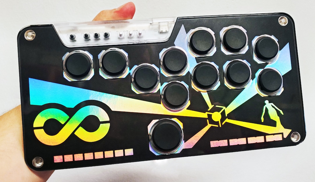 REZ Holographic Snackbox Micro Layered Stencil Cut Custom Art - Etsy