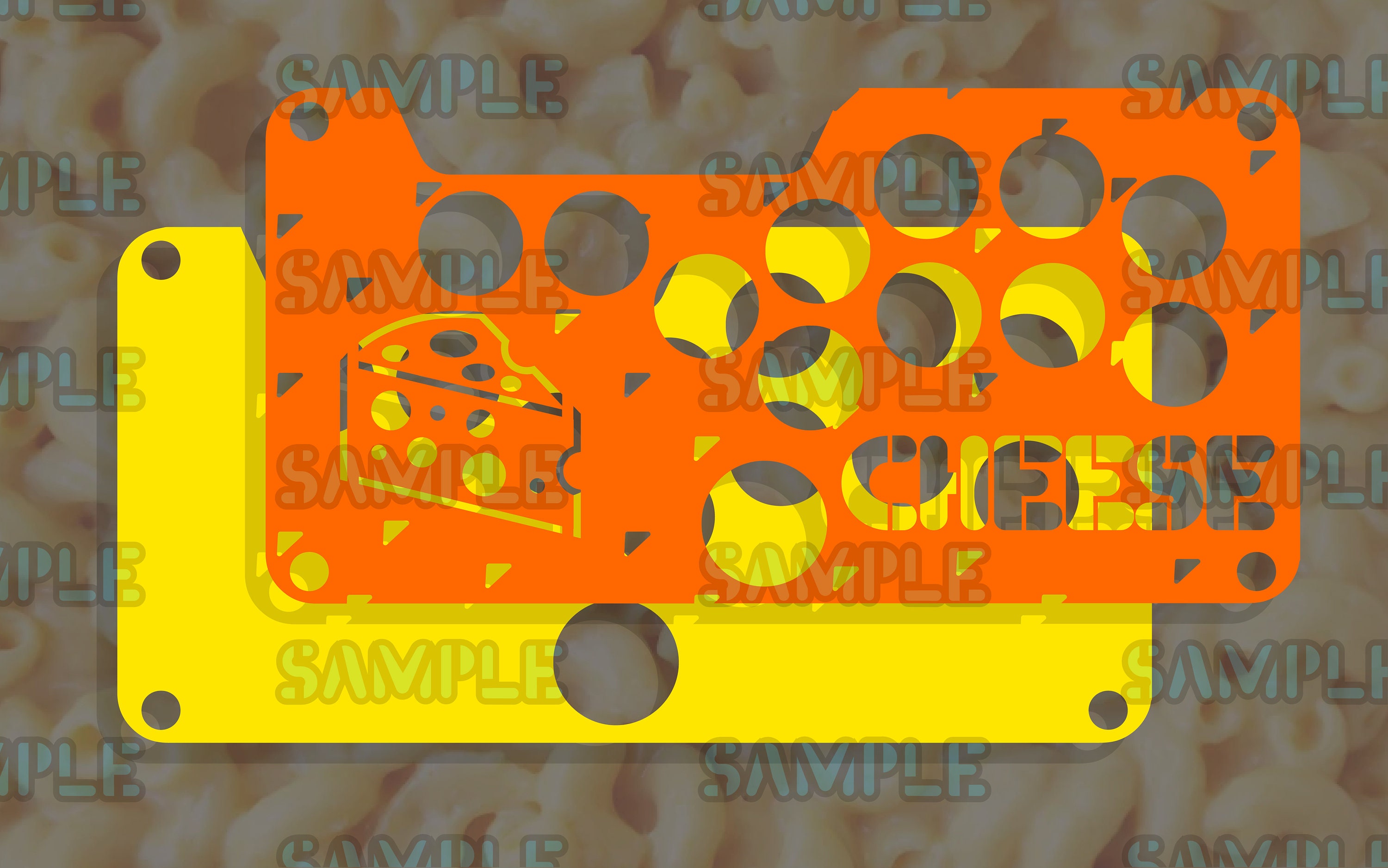 Cheese Snackbox Micro Stencil Cut Custom Layered Art - Etsy