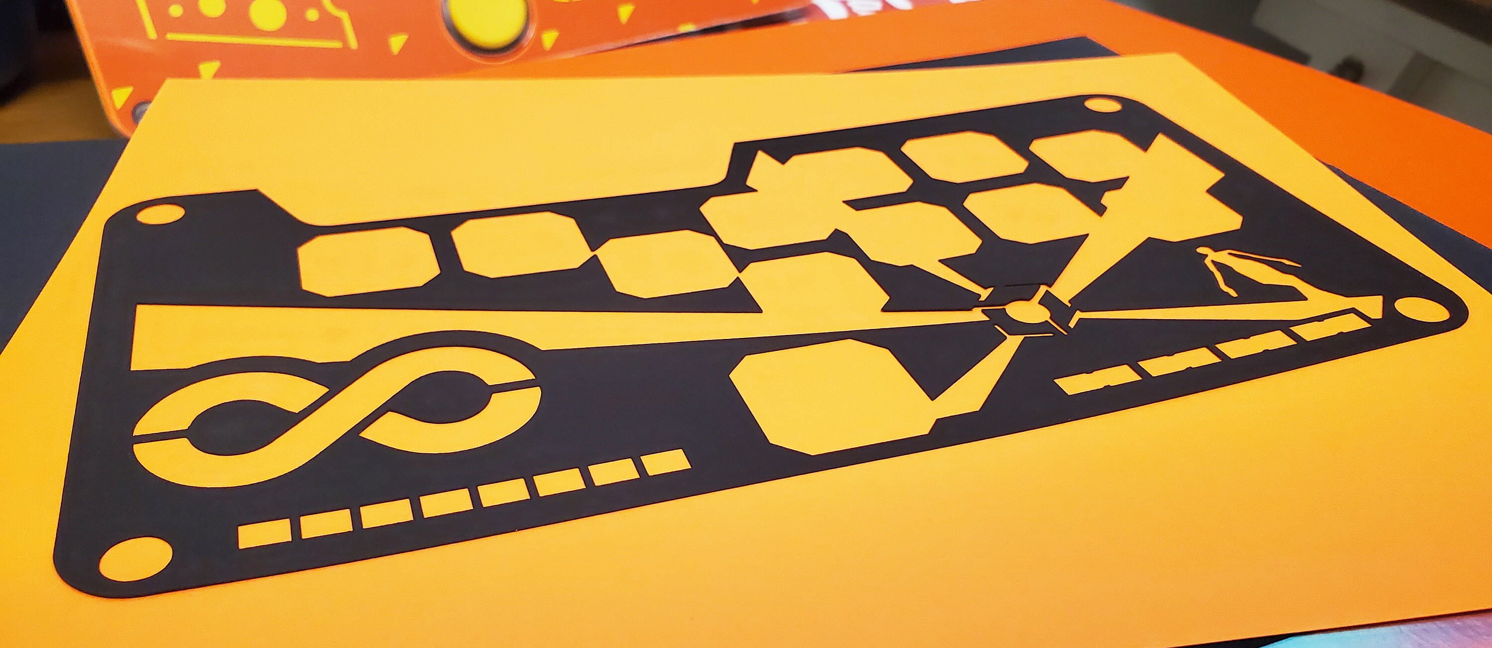 REZ Holographic Snackbox Micro Layered Stencil Cut Custom Art - Etsy