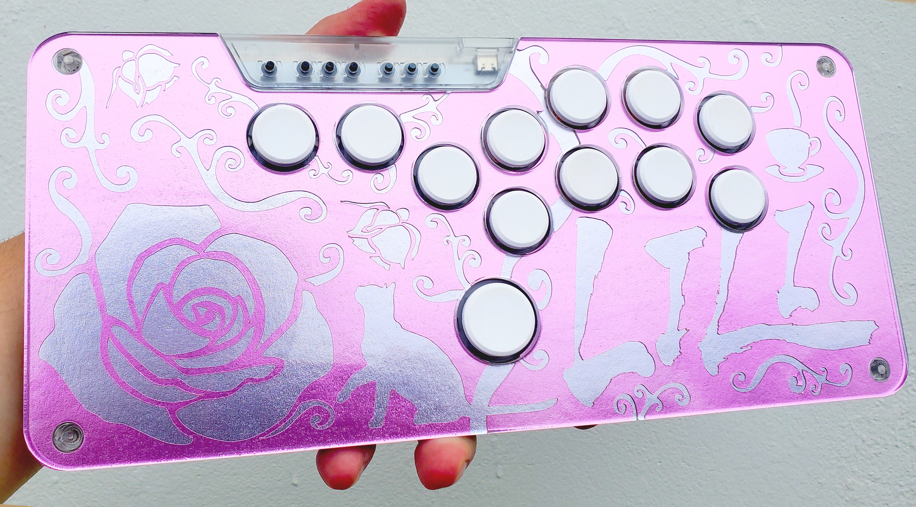 Lili Foil Tekken Snackbox Micro XL Layered Stencil Cut Custom Art - Etsy