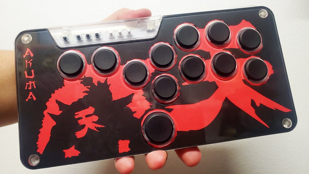Akuma Street Fighter Snackbox Micro Layered Stencil Cut Custom Art - Etsy
