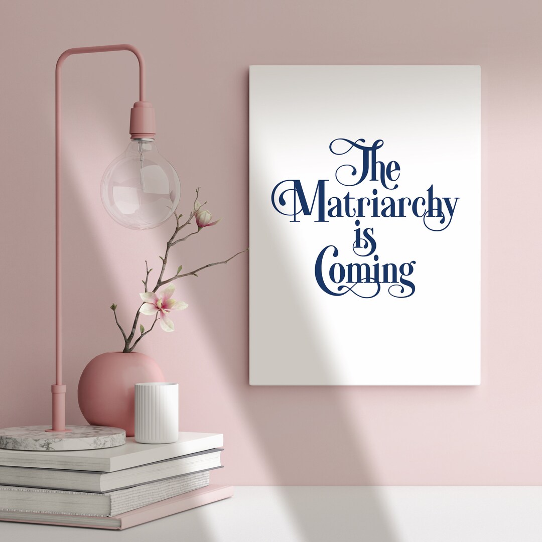 Feminist Matriarchy PRINTABLE Print Downloadable Radical Feminist Wall ...