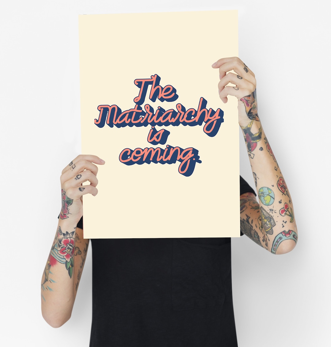 Retro Feminist the Matriarchy is Coming PRINTABLE Art Poster | Print ...