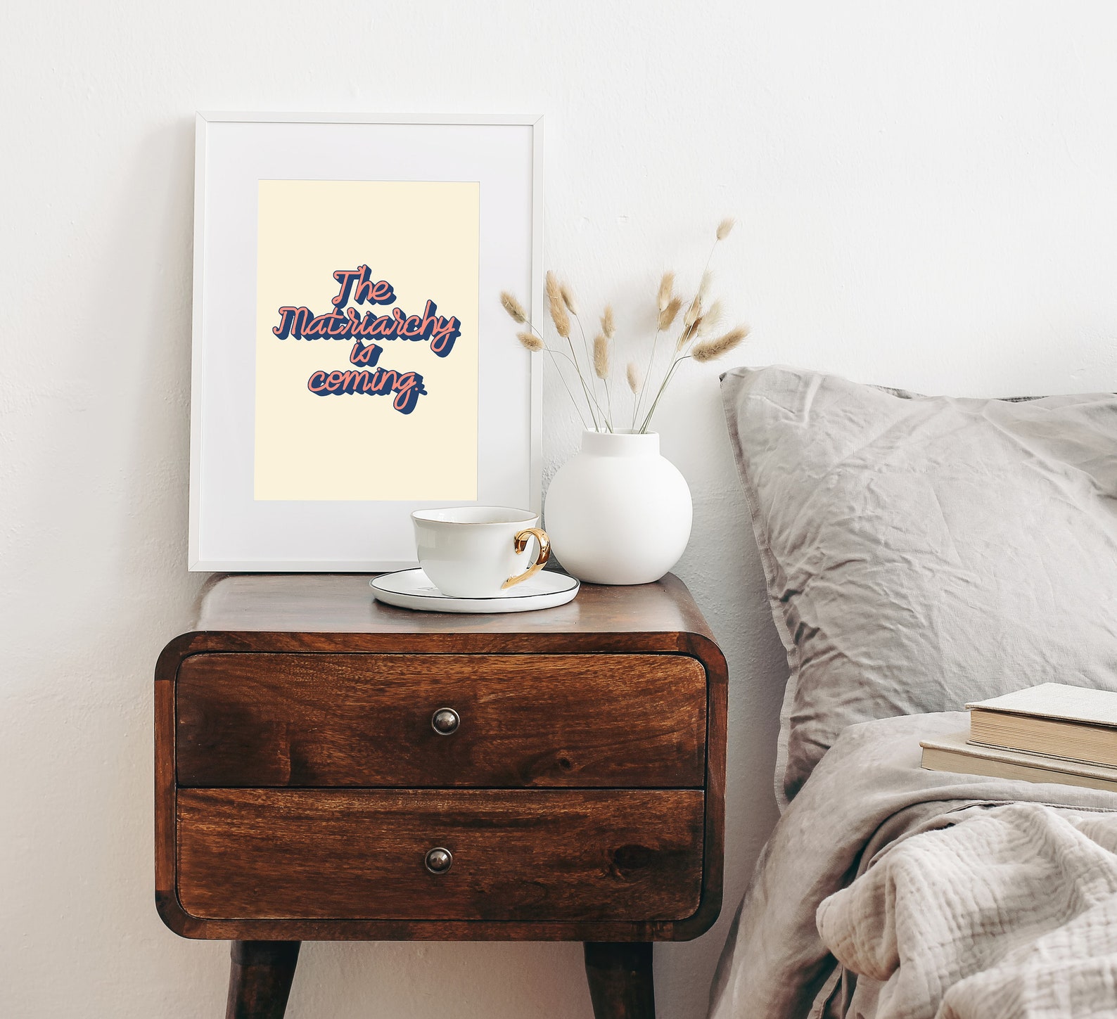 Retro Feminist the Matriarchy is Coming PRINTABLE Art Poster | Print ...