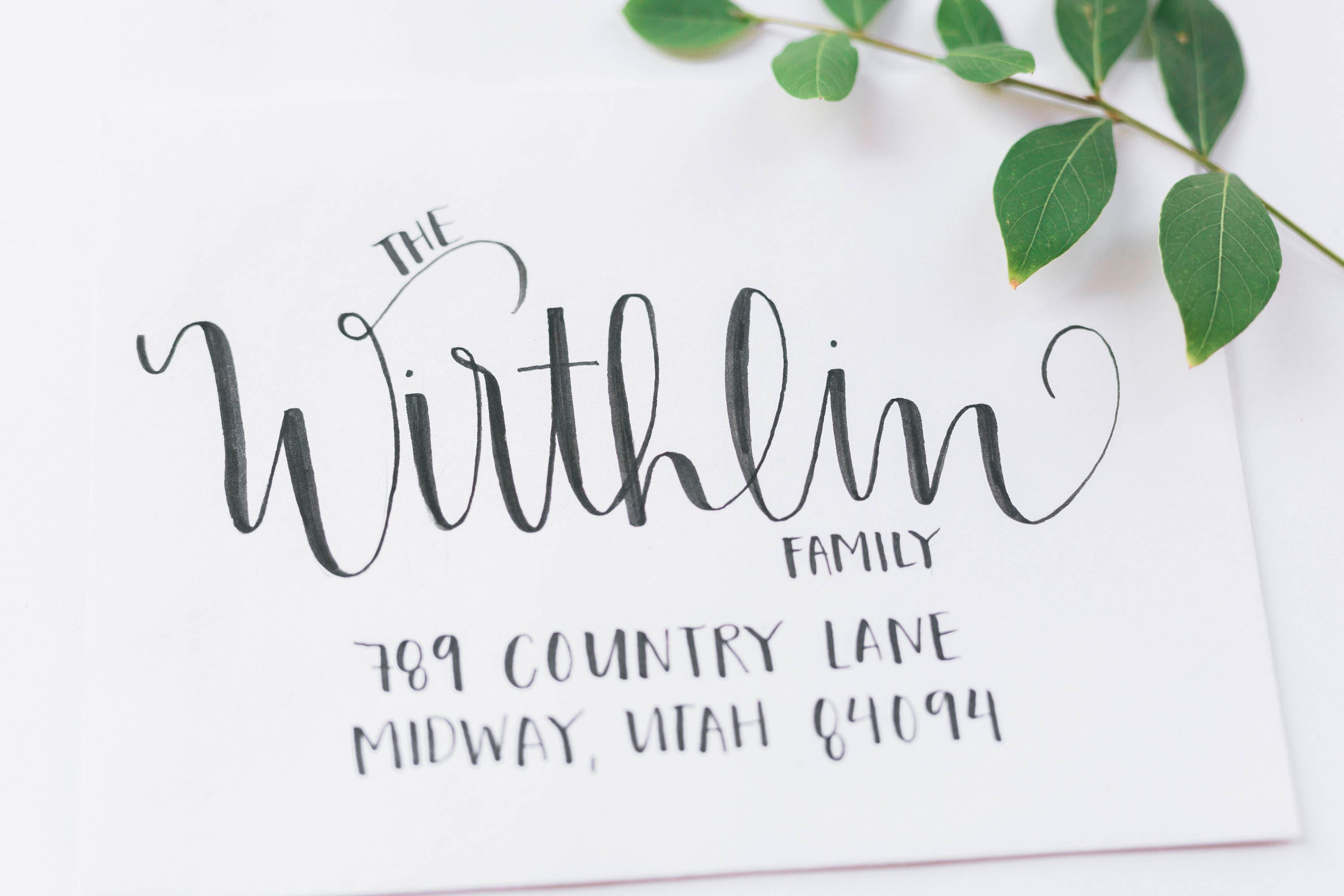 Custom Envelope Addressing - Etsy