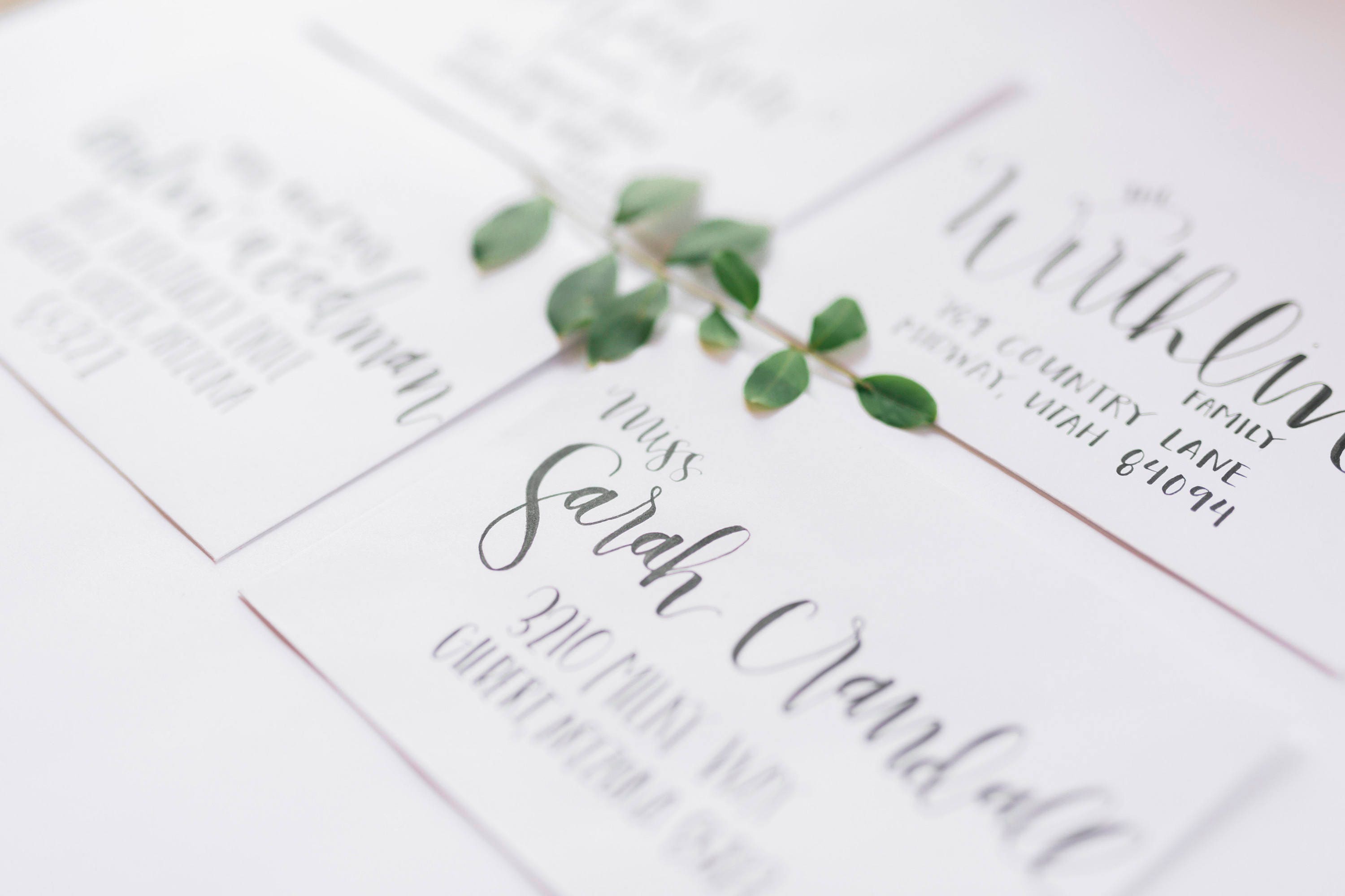 Custom Envelope Addressing Etsy