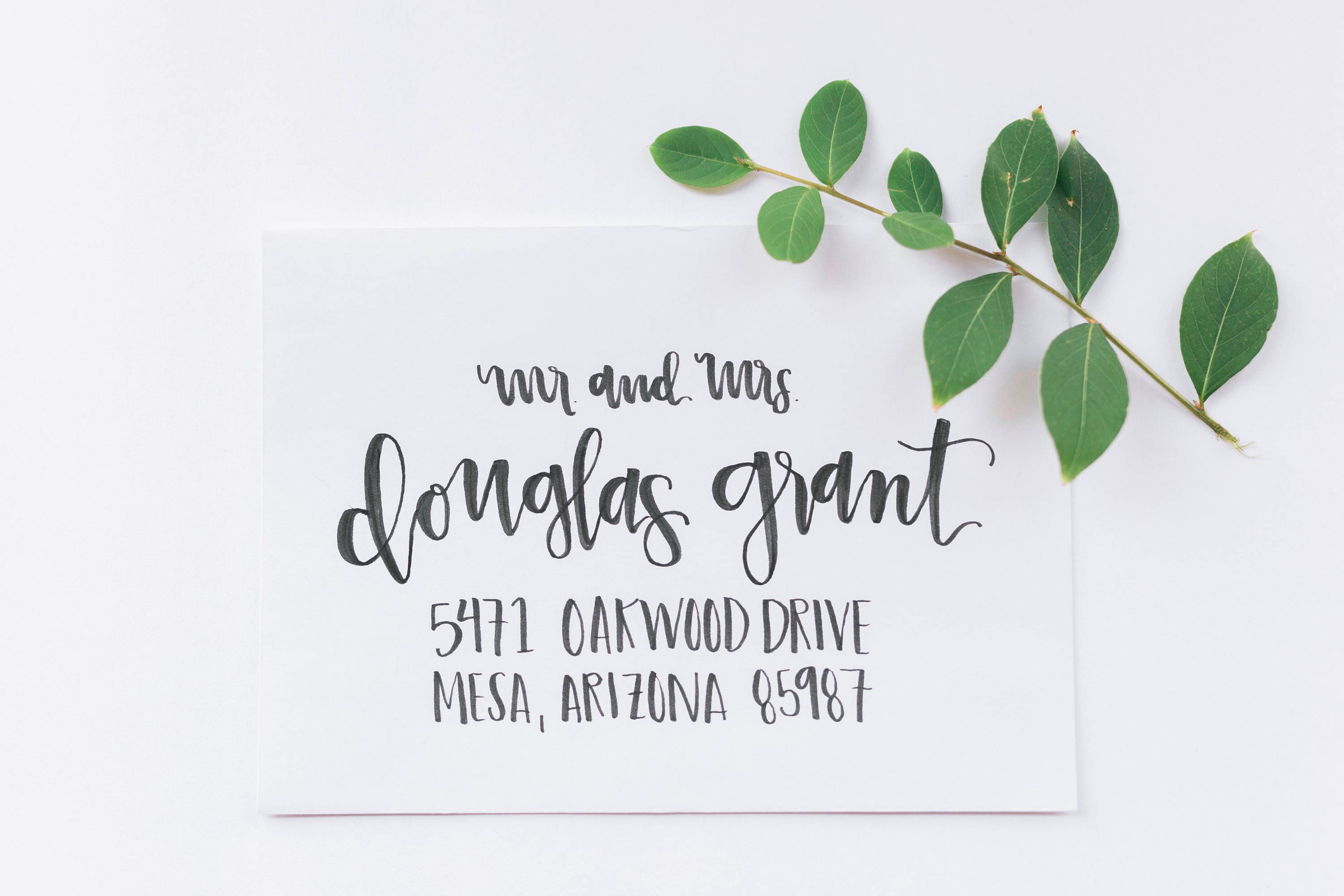 Custom Envelope Addressing Etsy