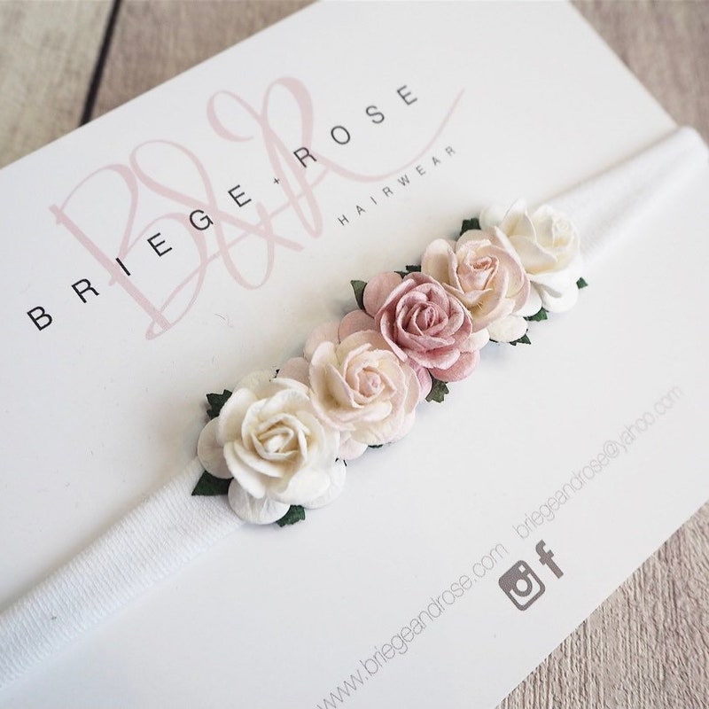 Pink Baby Headband - Etsy