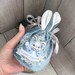 Easter Bunny Bag, Easter Egg Hunt, Gift for Easter, Bunny Bag, Blue ...