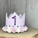 Cake Smash Glitter Crown Babys First Birthday Photo Prop - Etsy