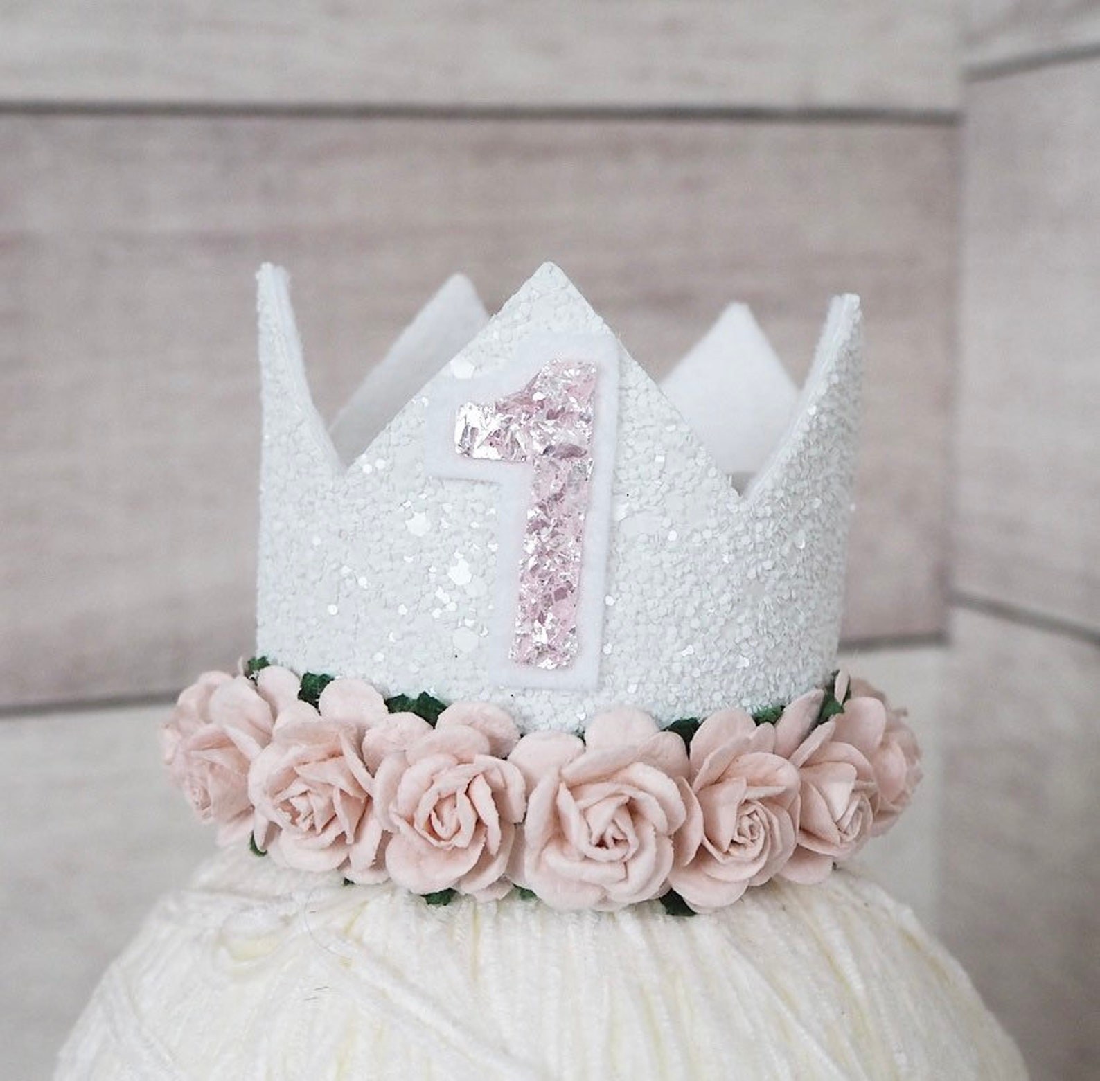 Cake Smash Glitter Crown Babys First Birthday Photo Prop - Etsy