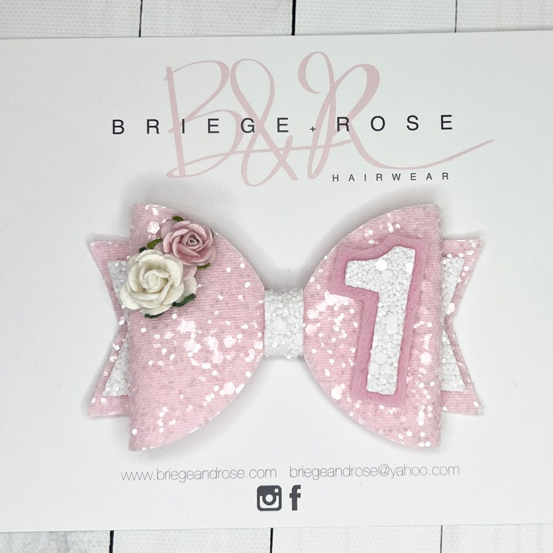 First Birthday Bows - Etsy