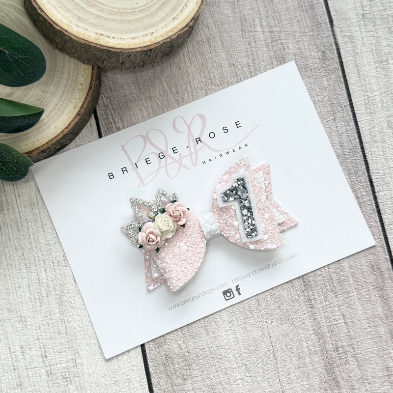 First Birthday Bows - Etsy