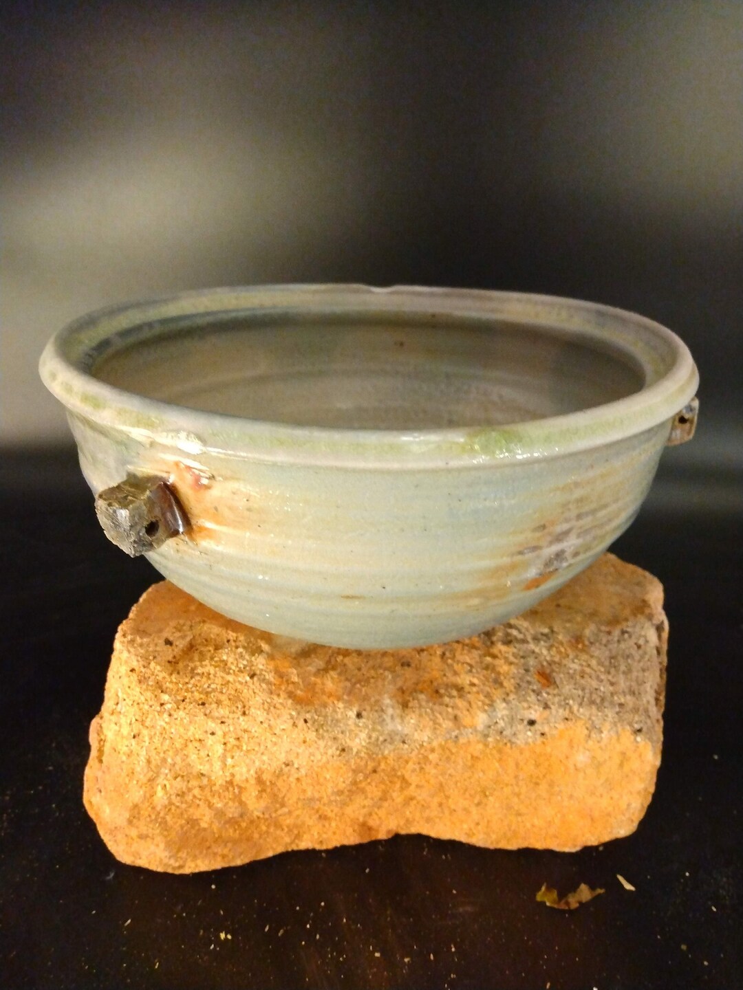 Wood Fired Hanging Planter, Natural Fly Ash Glaze - Etsy