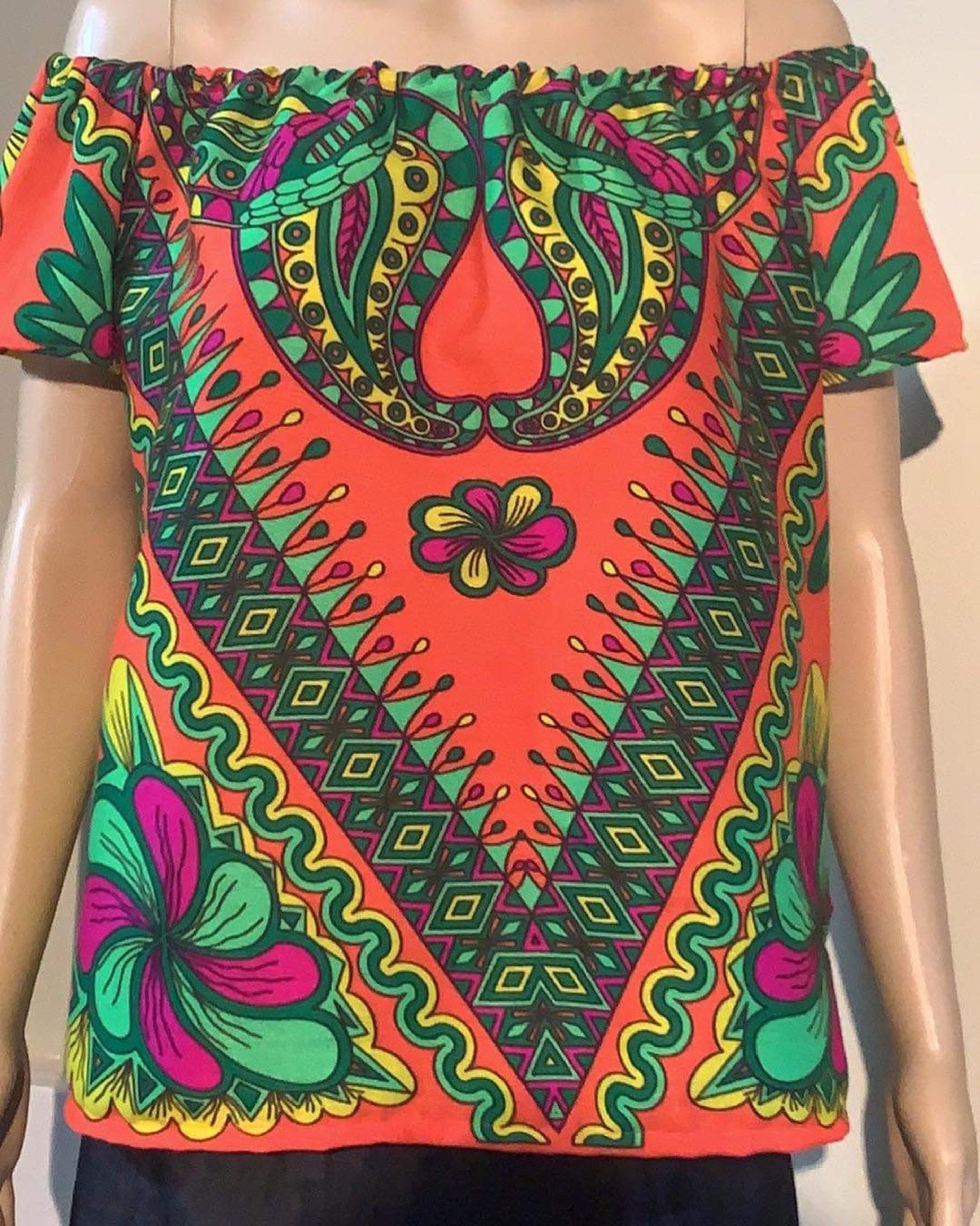 Panamanian Paruma Stylish Blouse Using Authentic Paruma Fabric | Etsy